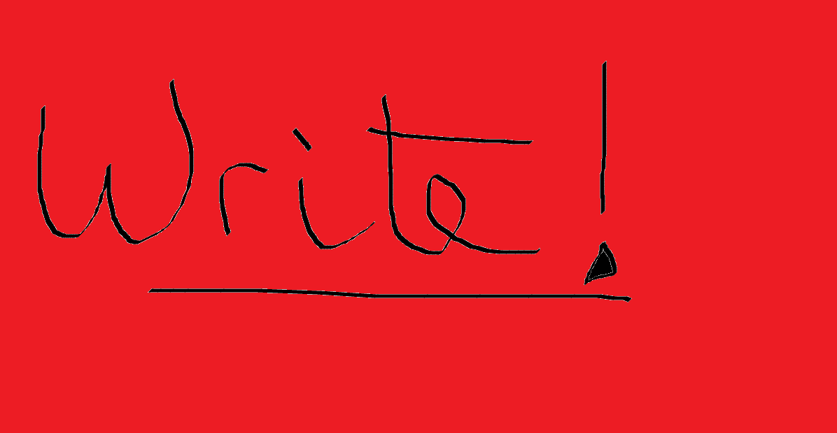 What do we mean by "writing"? - Engels